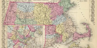 波士顿的地图-地图Boston(美利坚合众国)